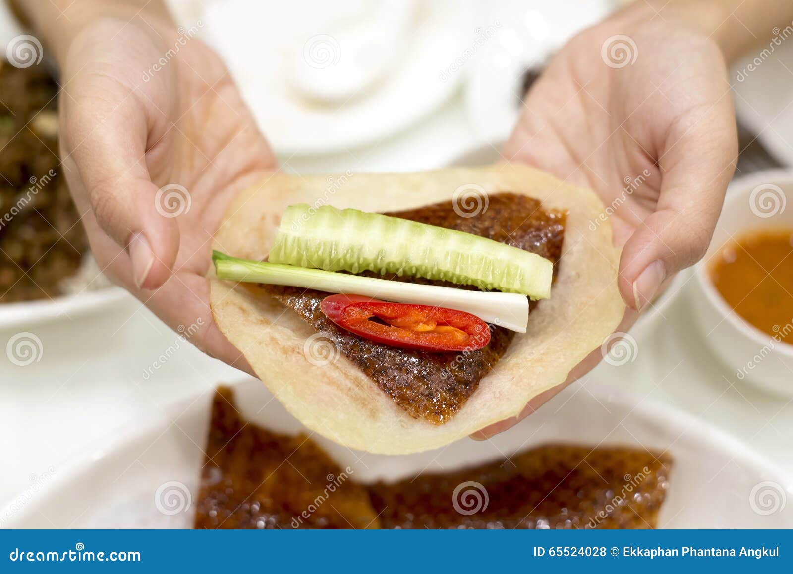 Chinese Food , Beijing Duck Stock Photo - Image of asian, meal: 65524028