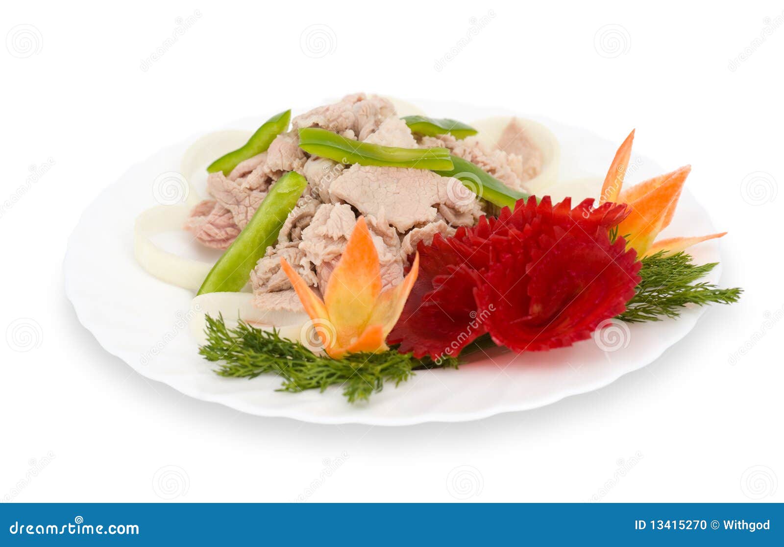 Boiled Pork Blood Cube Royalty-Free Stock Photo | CartoonDealer.com ...