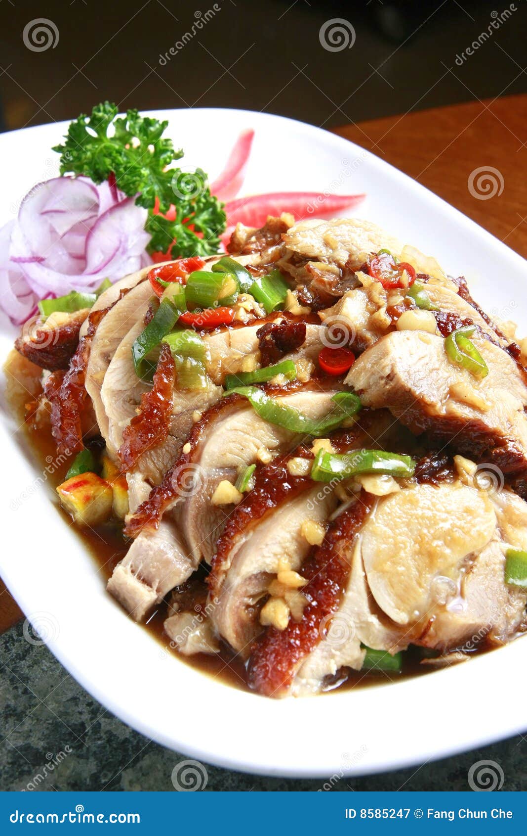 Chinese food, chicken stock image. Image of garlic, asian - 8585247