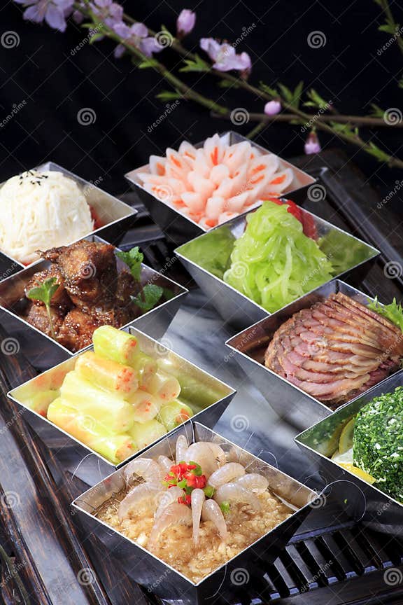 Chinese food cold dish stock photo. Image of leaf, asian - 35714530