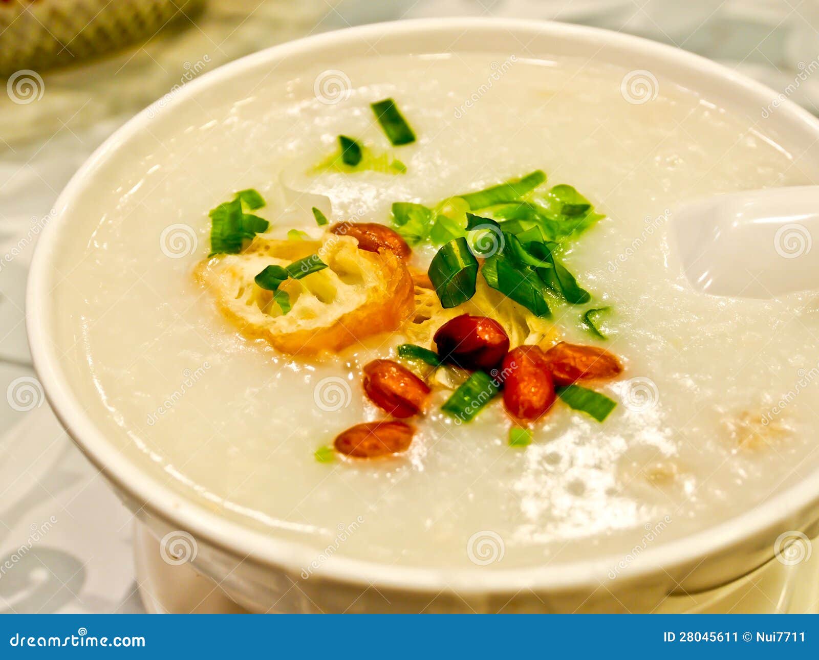 Chinese Food, Congee with Cruller Stock Image - Image of delicious ...