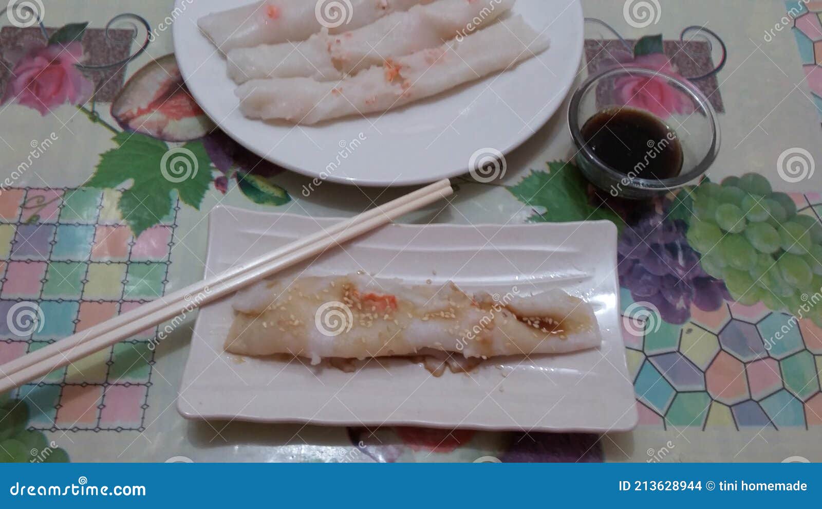 Chinese Food Dim Sum Cong Fun Stock Photo - Image of vegetable ...