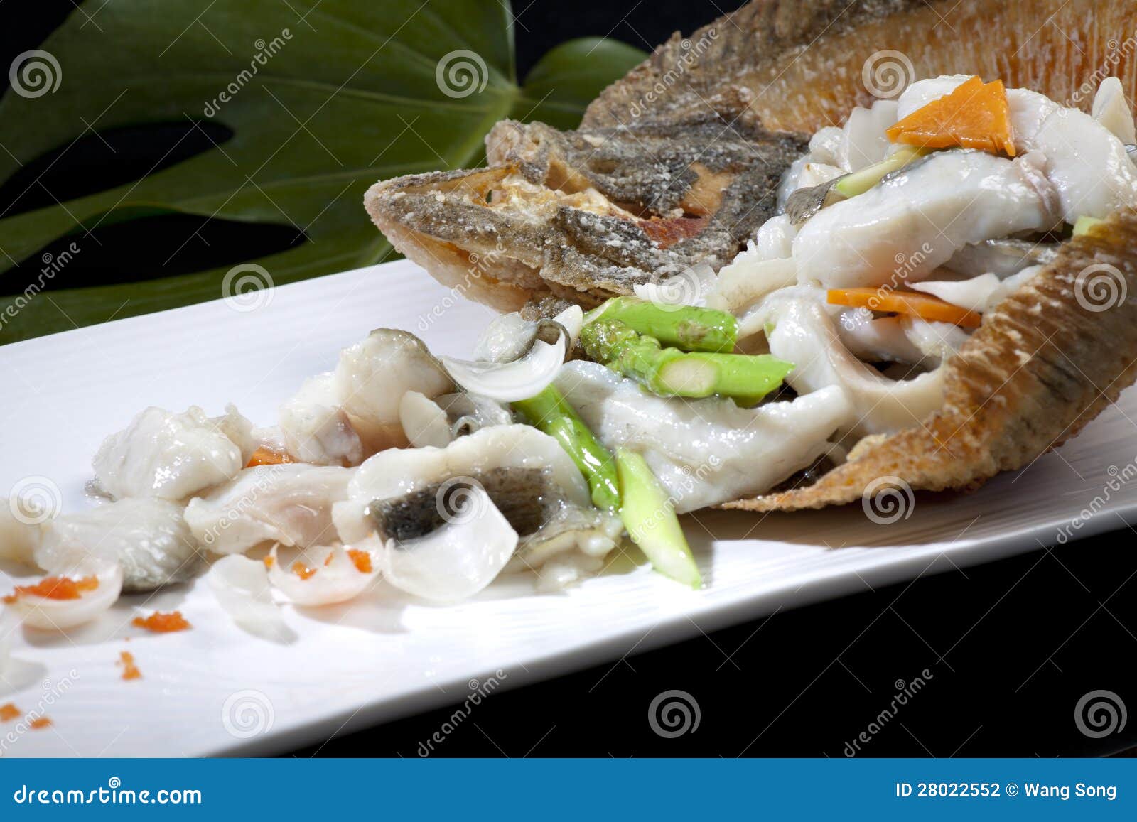 Chinese food - fish stock photo. Image of healthy, china - 28022552