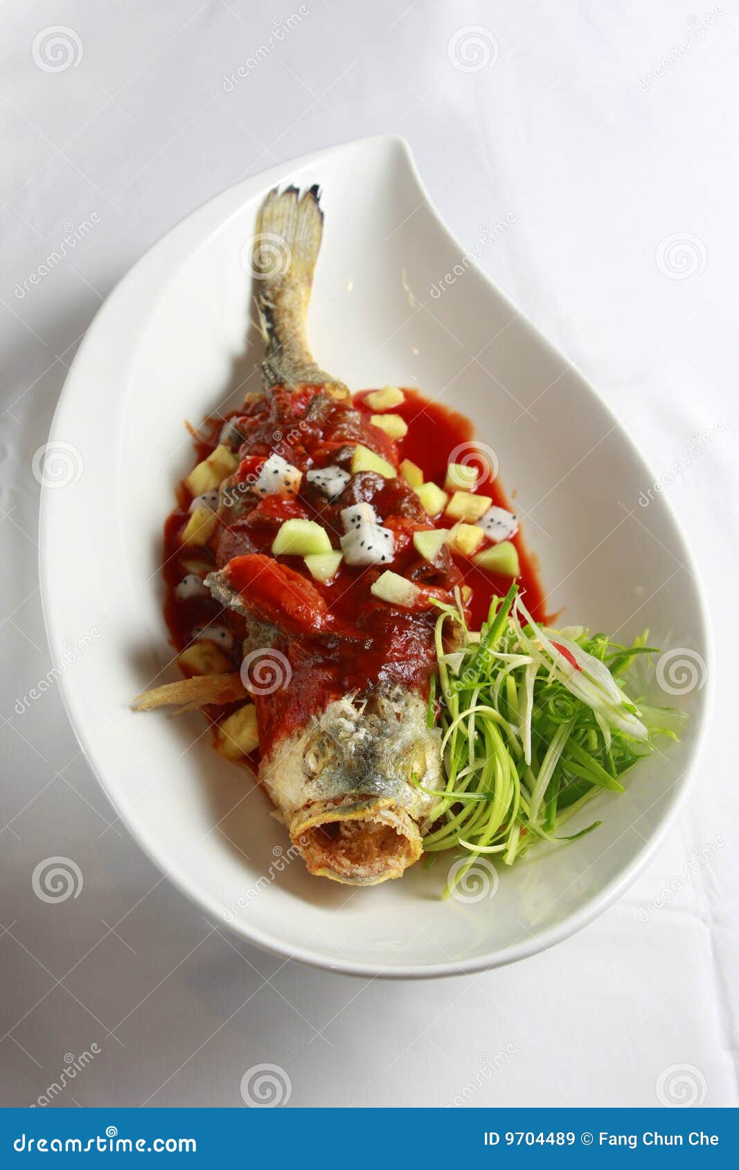 Chinese food, fish meal stock image. Image of sour, restaurant - 9704489