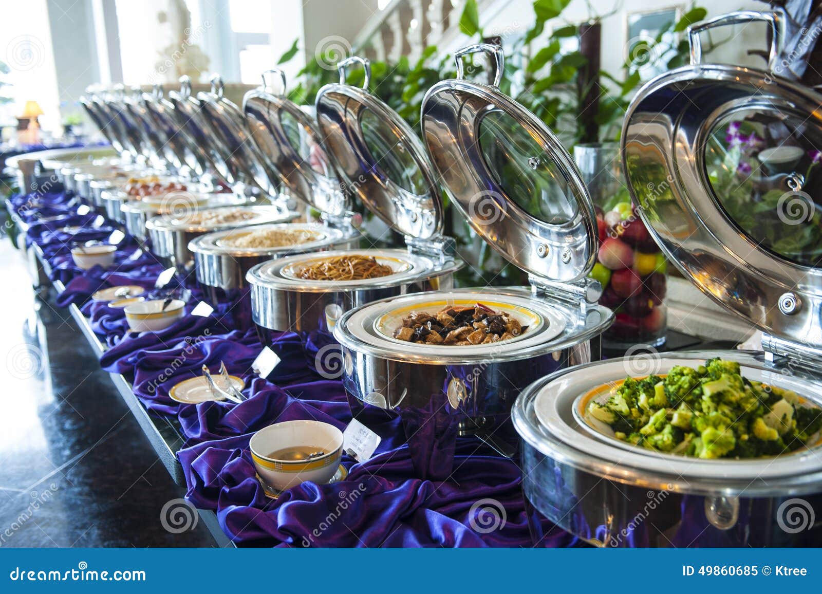 Chinese Food in a Luxury Hotel Restaurant Stock Image - Image of ...