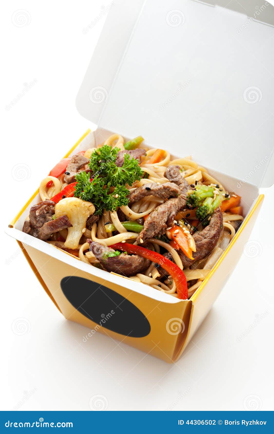 Chinese Food stock photo. Image of eating, package, meat - 44306502