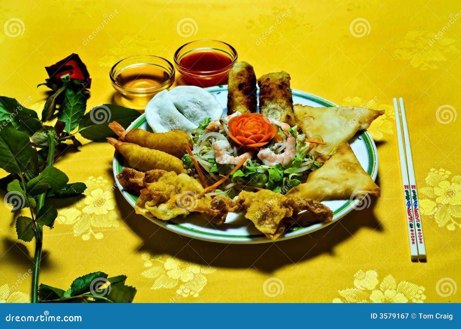 Chinese Food, Plate stock image. Image of reduced, plate - 3579167
