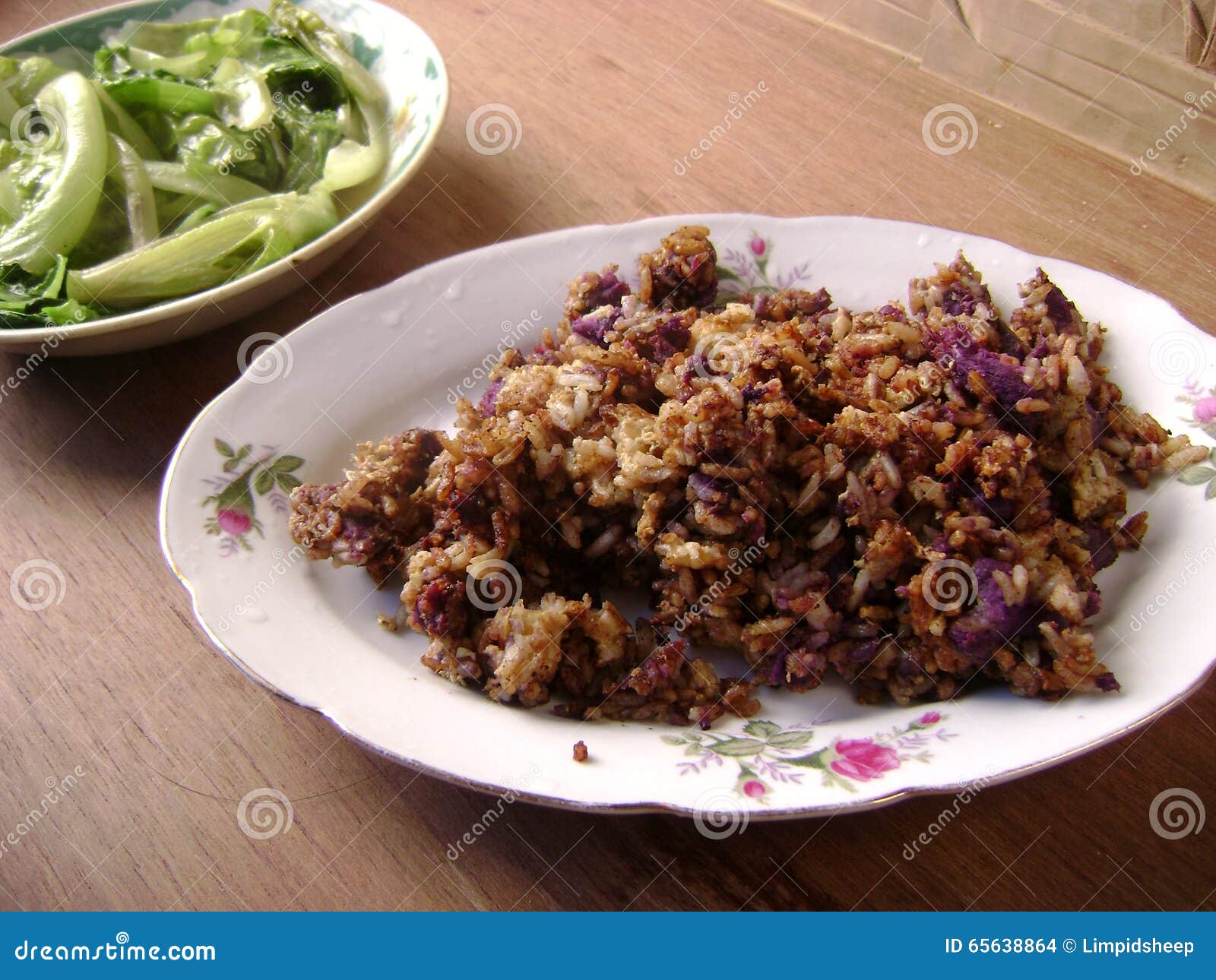 Chinese Food Potato Fried Rice Stock Photo - Image of fruit, food: 65638864