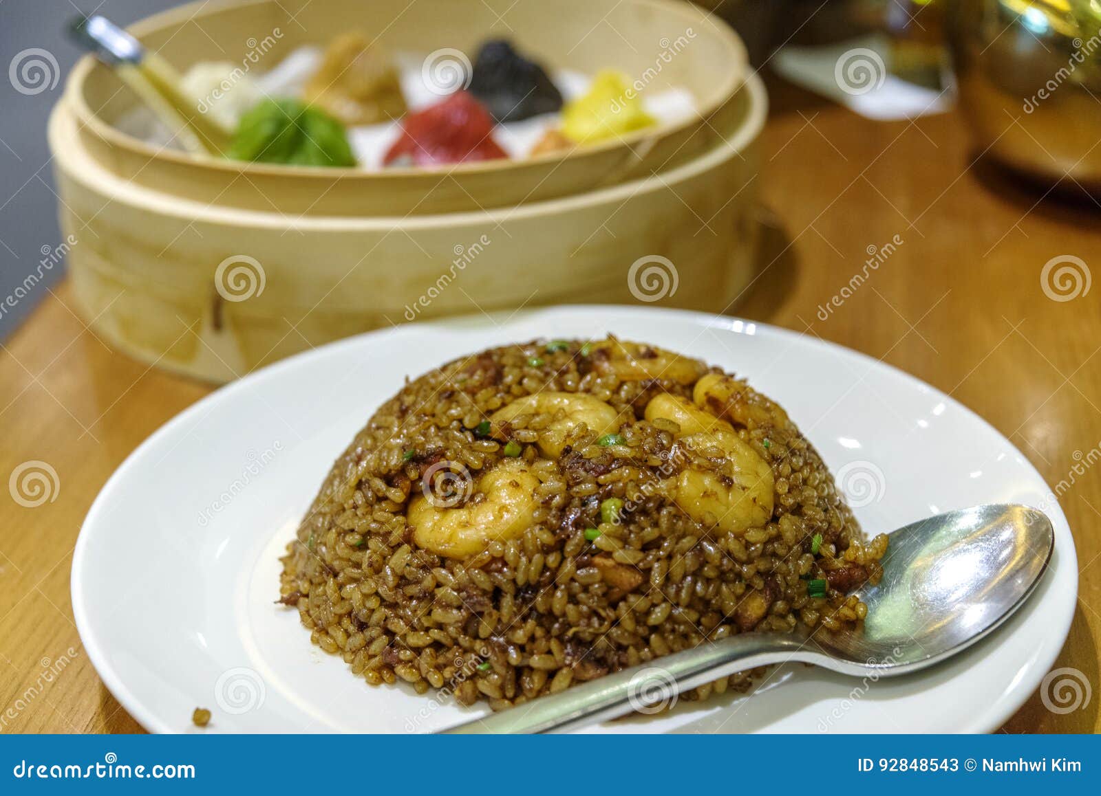 Chinese Food - Shanghai Fried Rice Stock Image - Image of commodity ...