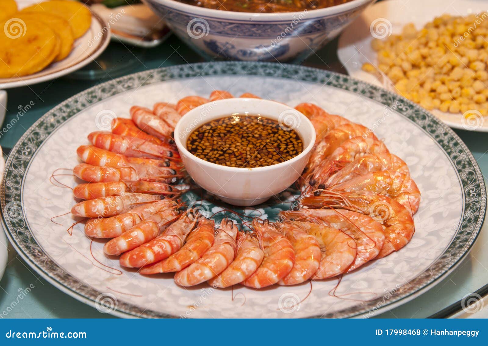 Chinese food of shrimp stock photo. Image of diner, cook - 17998468