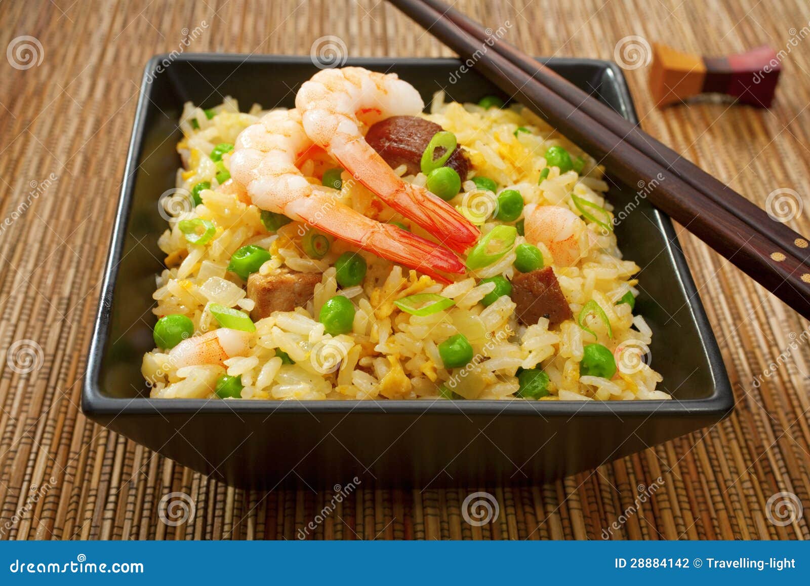 Chinese Food Special Yangchow Fried Rice Stock Photo - Image of rice ...