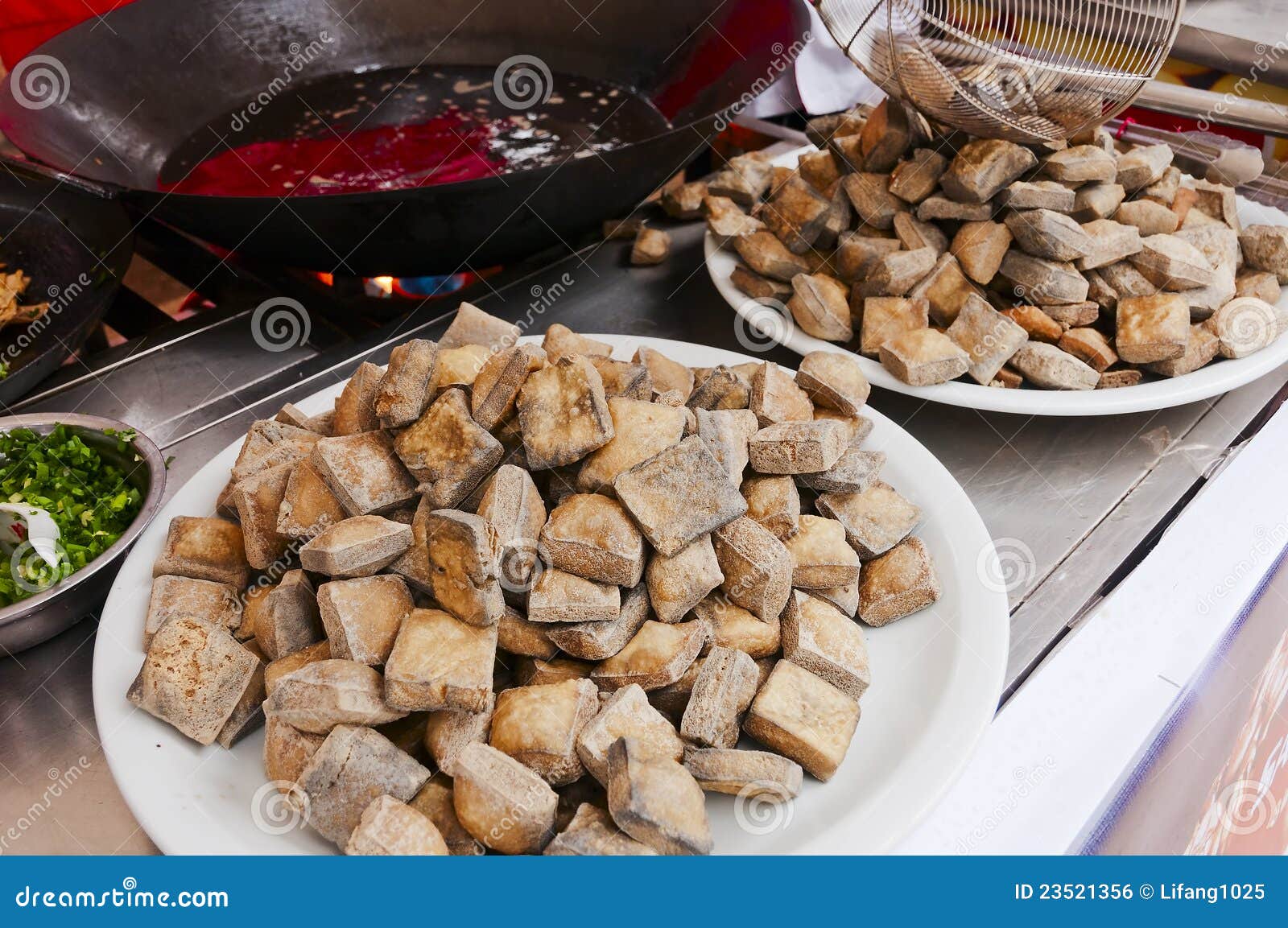 Chinese food -Stinky tofu stock photo. Image of marinate - 23521356