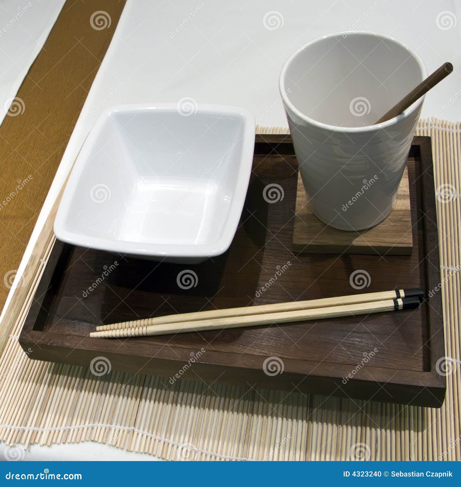Chinese food table setting stock photo. Image of waiting - 4323240