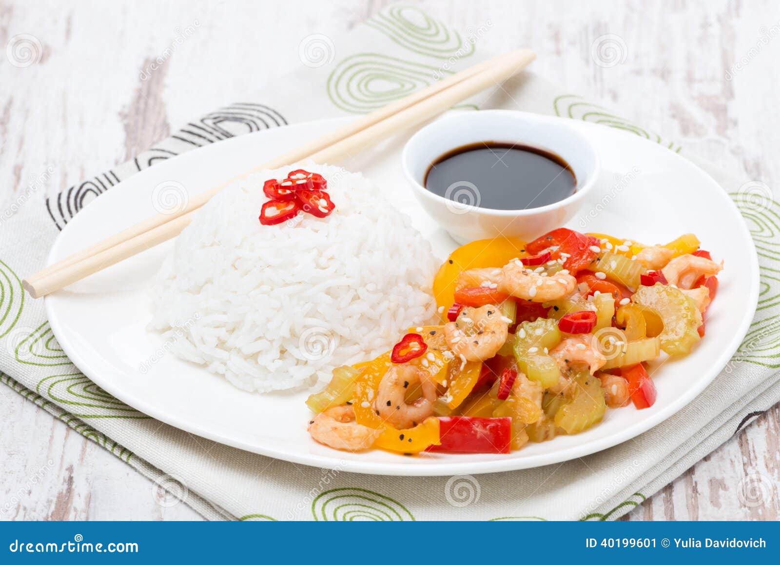 Chinese Food White Rice