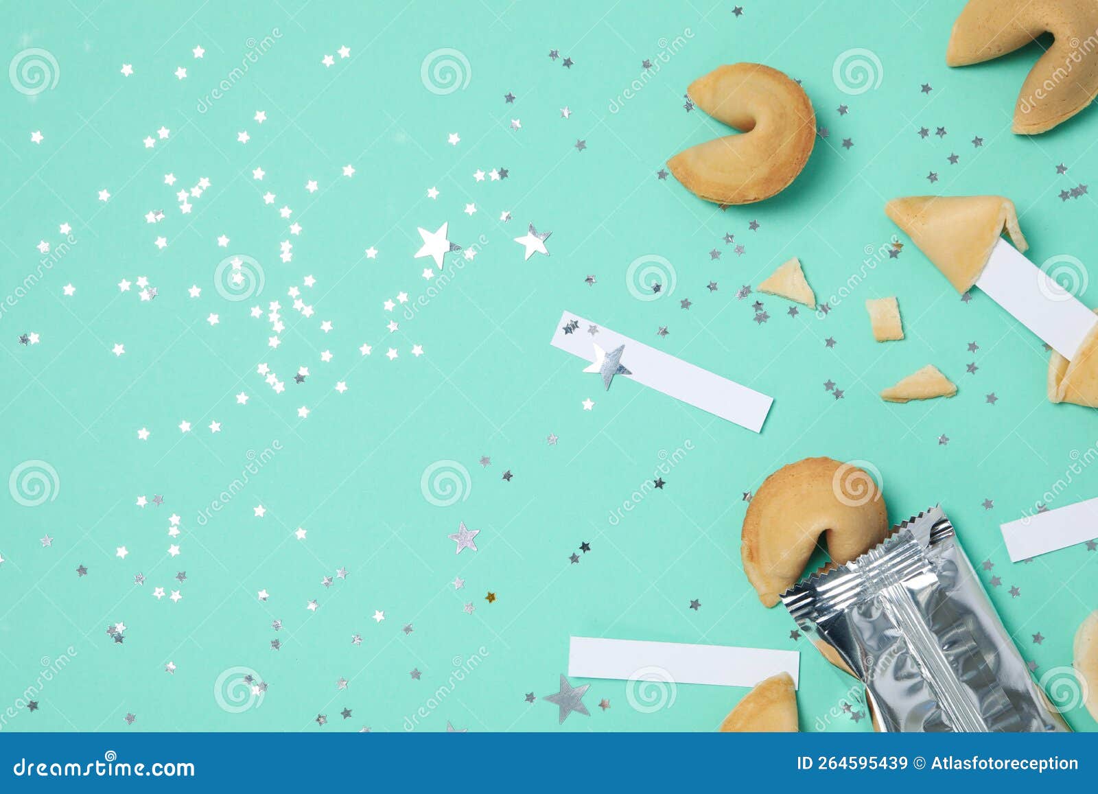 Chinese Fortune Cookies with Prediction Words, Space for Text Stock ...