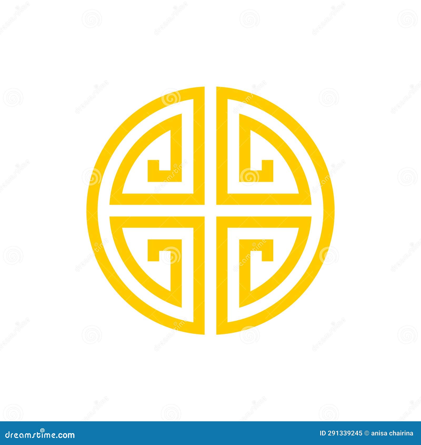 Chinese Frame Element Vector Design Stock Vector - Illustration of ...