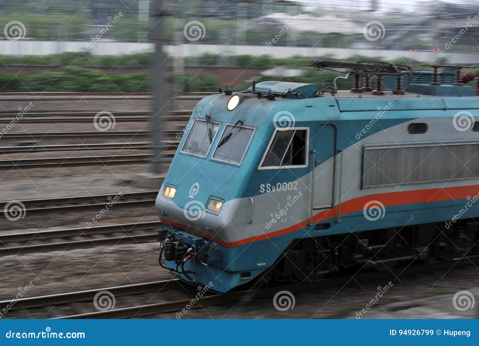 Chinese Freight train editorial stock image. Image of charge - 94926799