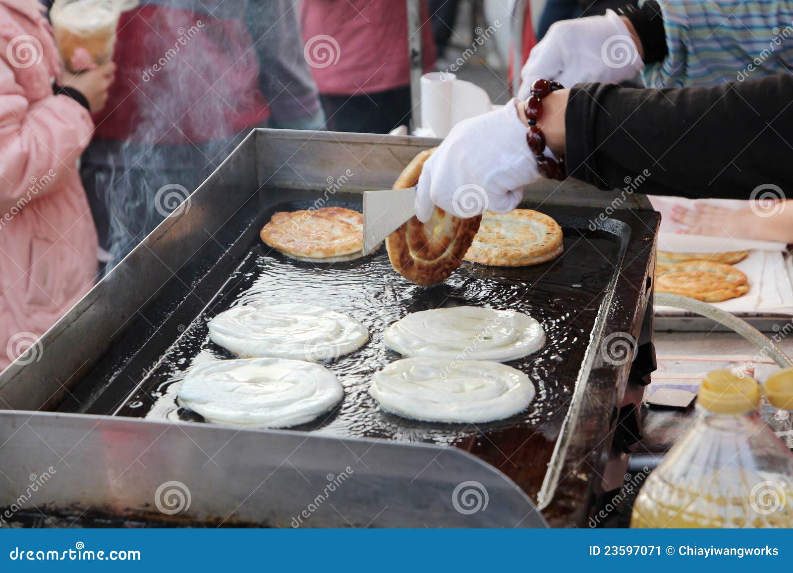 Chinese fried pancakes stock image. Image of culture - 23597071