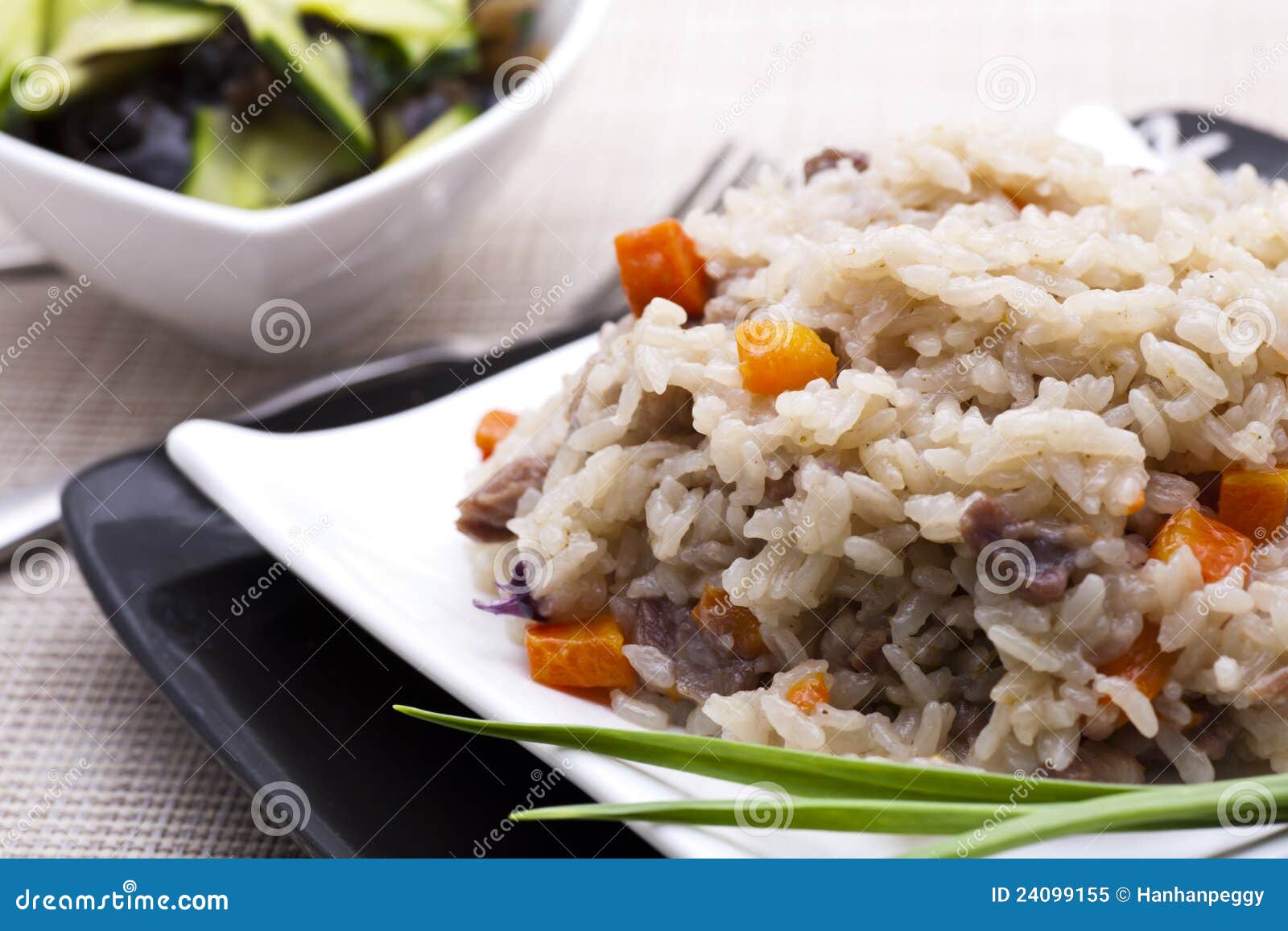 Chinese fried rice stock image. Image of garnish, gourmet - 24099155