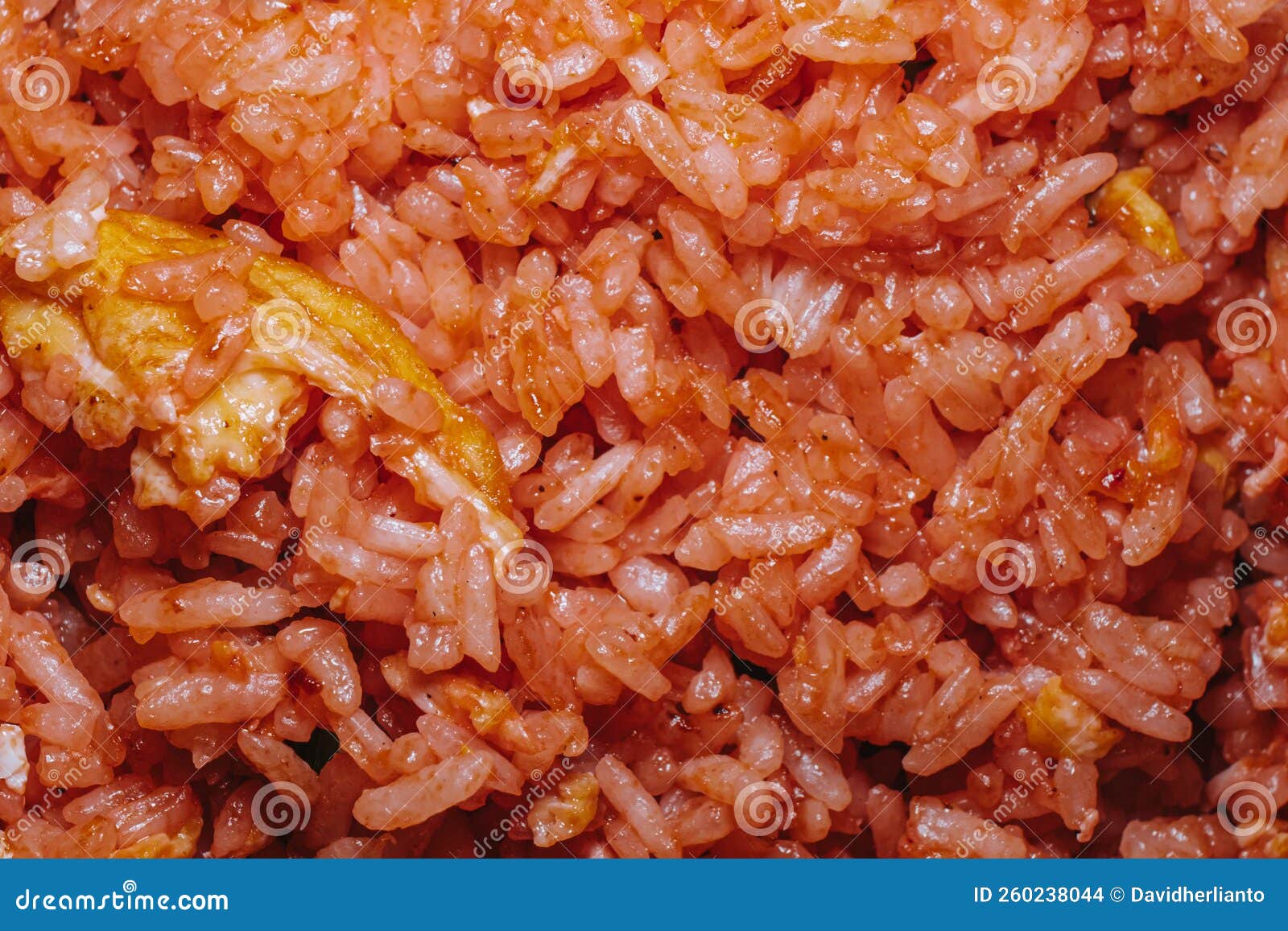 Chinese Fried Rice with Slices of Omelet Stock Photo - Image of fried ...