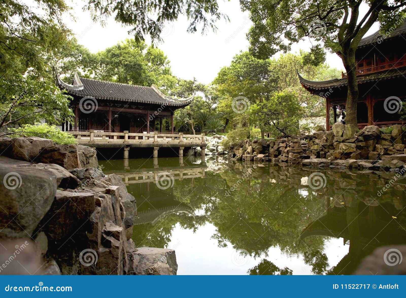 Chinese Garden stock image. Image of pavilion, destinations - 11522717