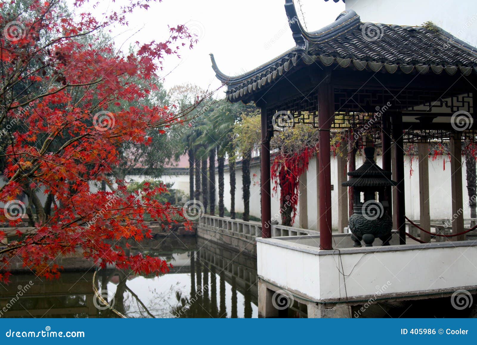 Chinese Garden stock photo. Image of typical, construction - 405986