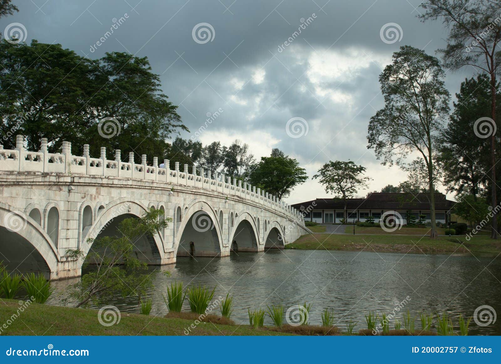 Chinese garden bridge stock image. Image of chinesegarden - 20002757