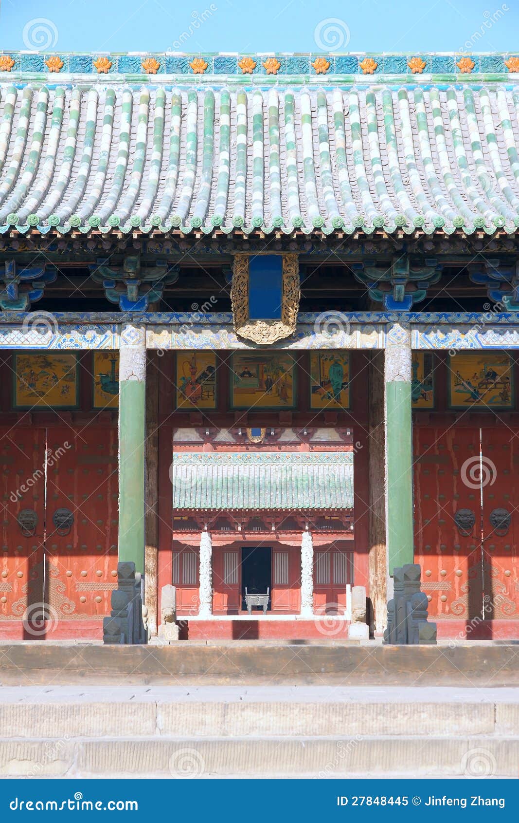 Chinese gate stock image. Image of historical, antiquity - 27848445