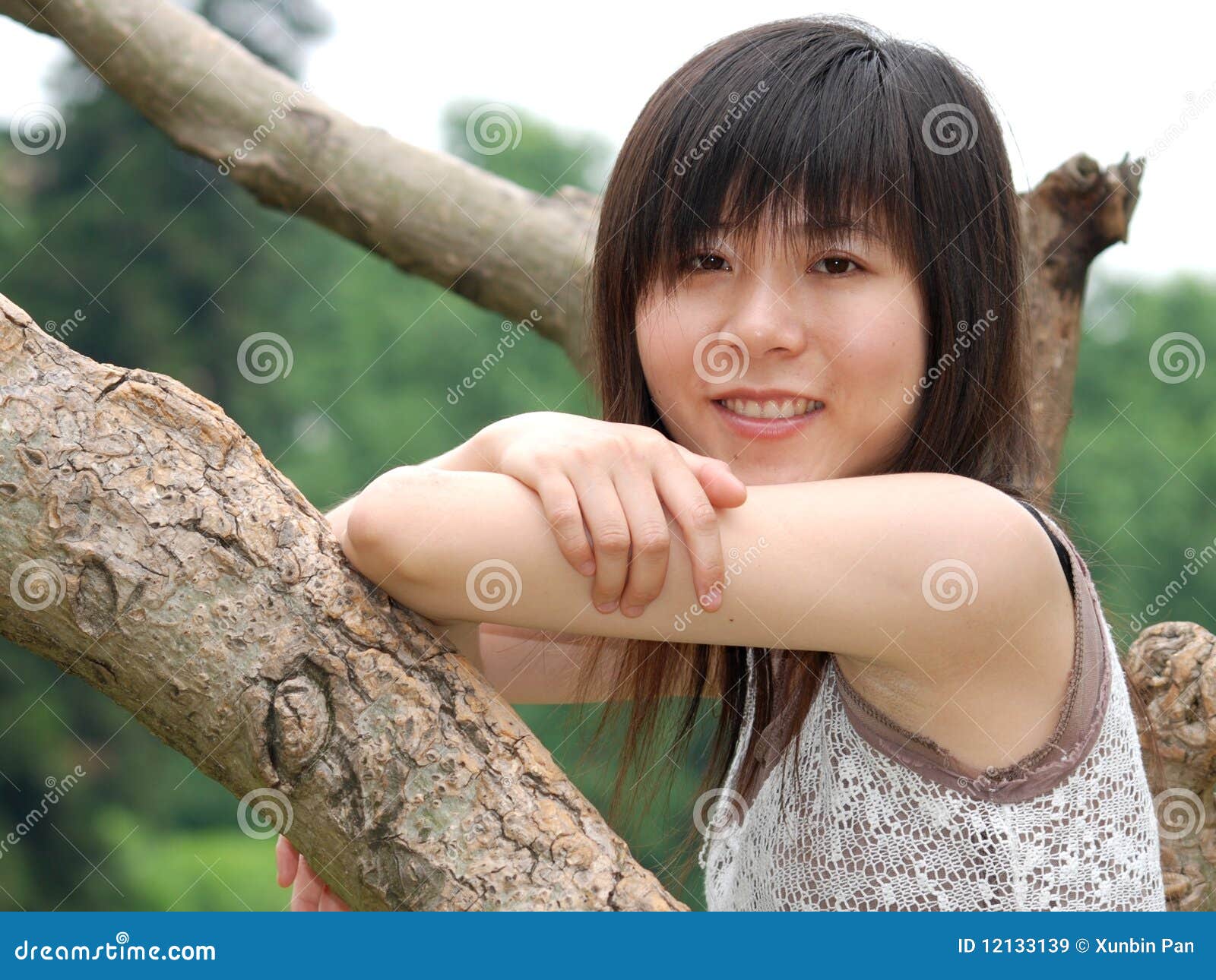 Chinese Girl Stock Image Image Of Brunette Chinese 12133139