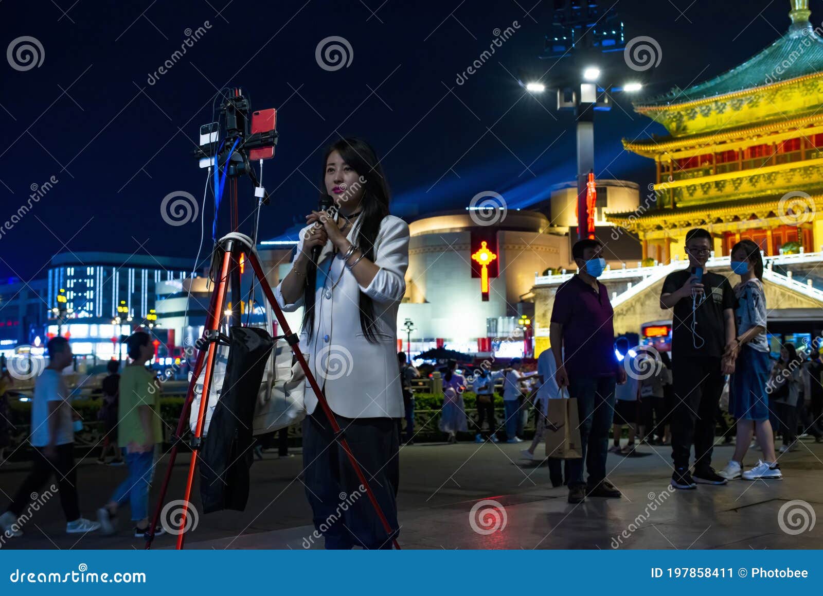 Chinese Girl Live On Video Editorial Photo Image Of Famous 197858411