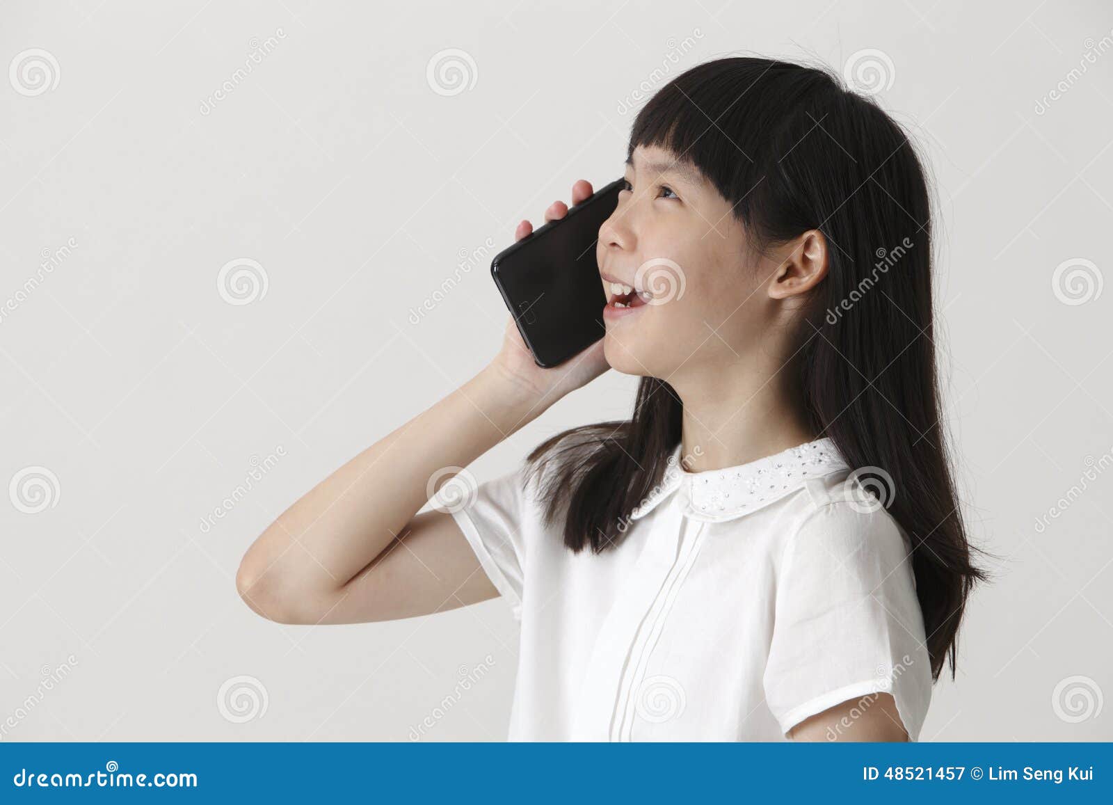 Chinese girl on the phone stock image. Image of talking - 48521457