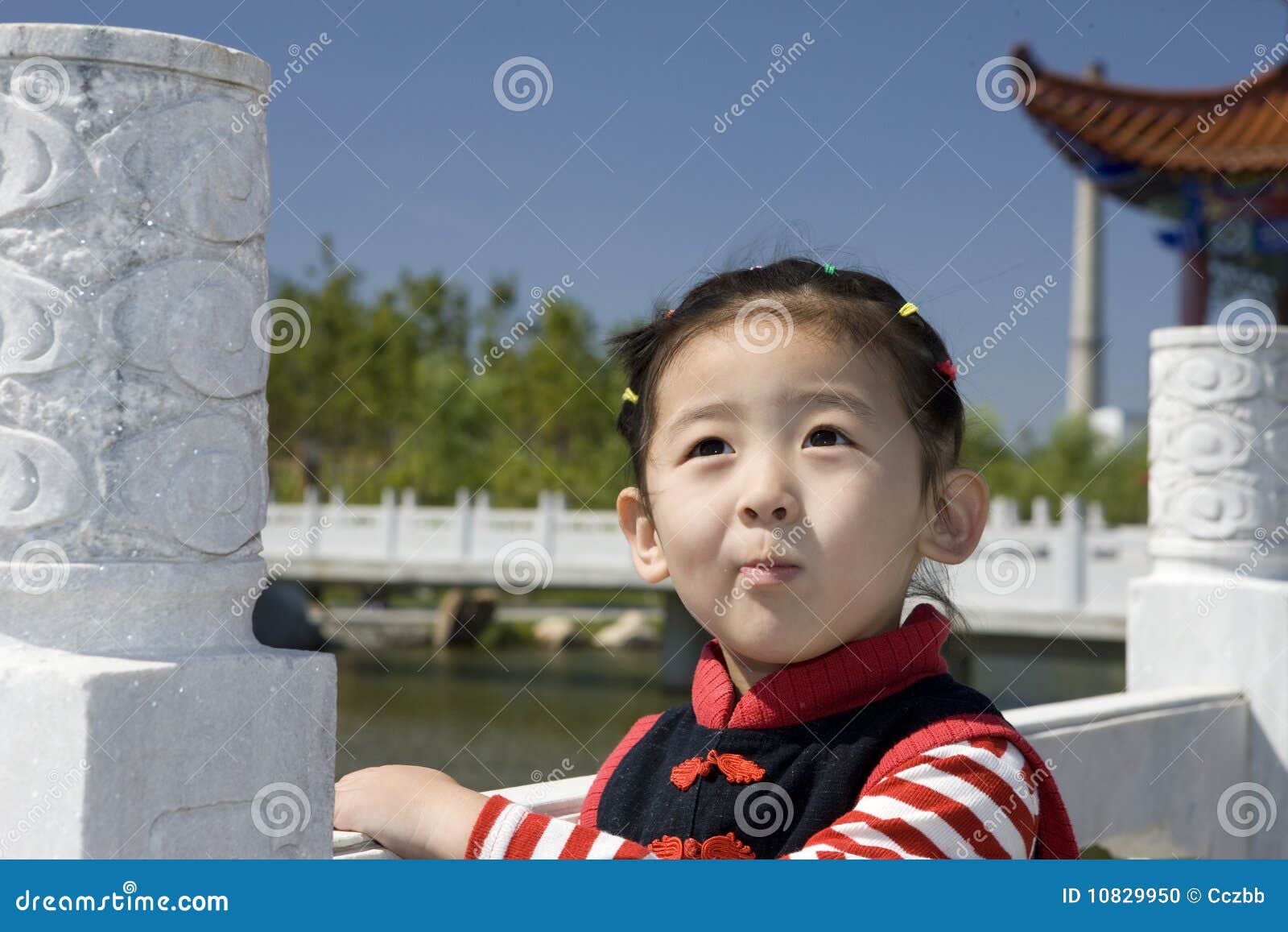 Chinese girl with smile stock photo. Image of black, beautiful - 10829950