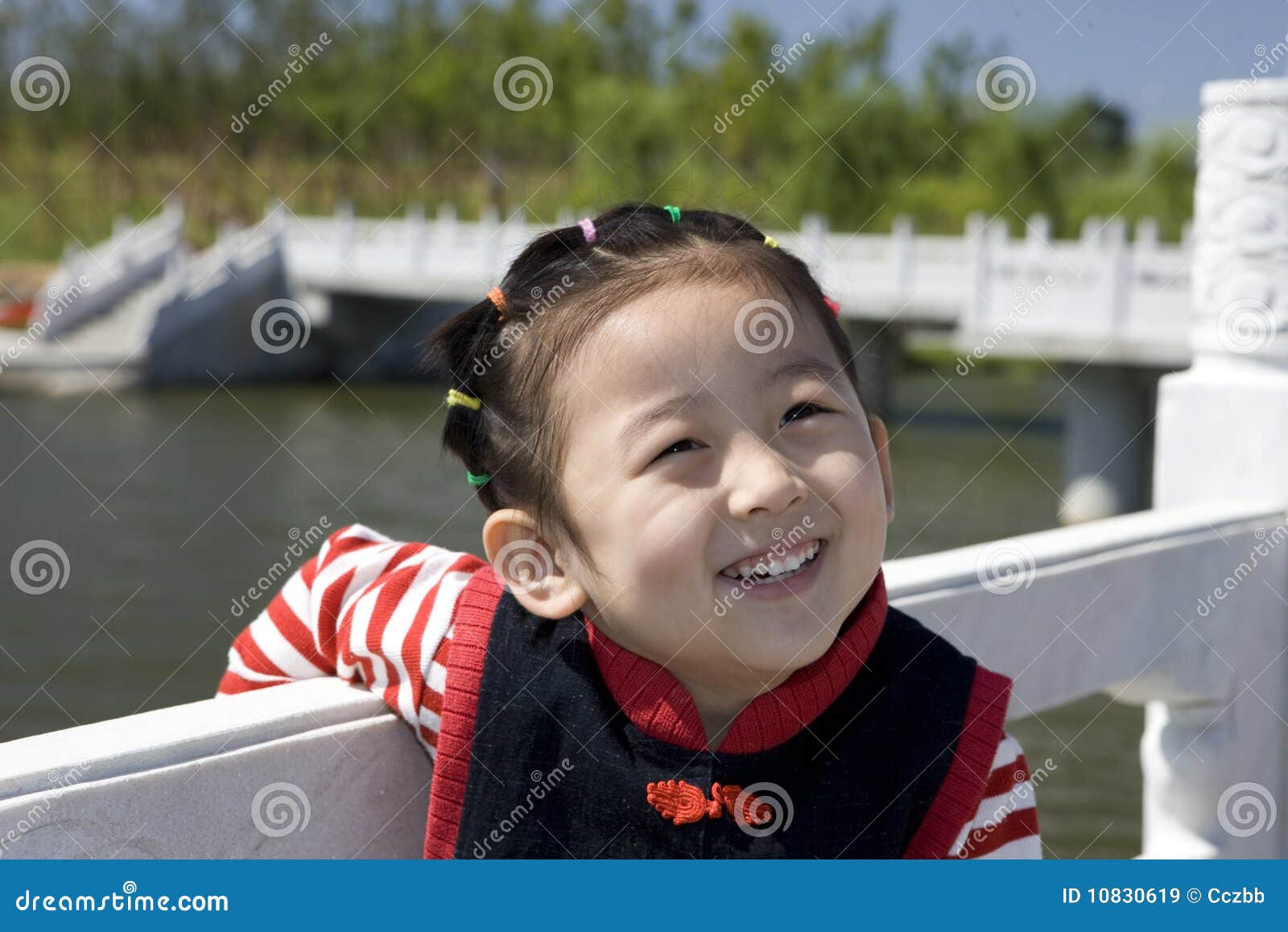 Chinese girl with smile stock image. Image of warm, cradle - 10830619