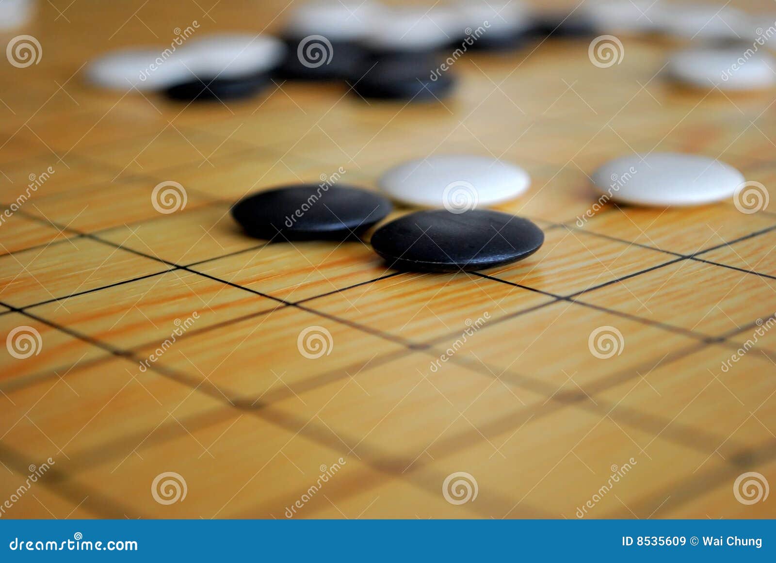 Chinese Go stock image. Image of game, black, line, brain - 8535609