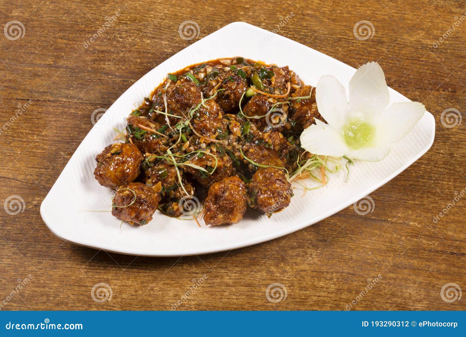 Chinese Gobi or Cabbage Manchurian Stock Photo - Image of chilli ...