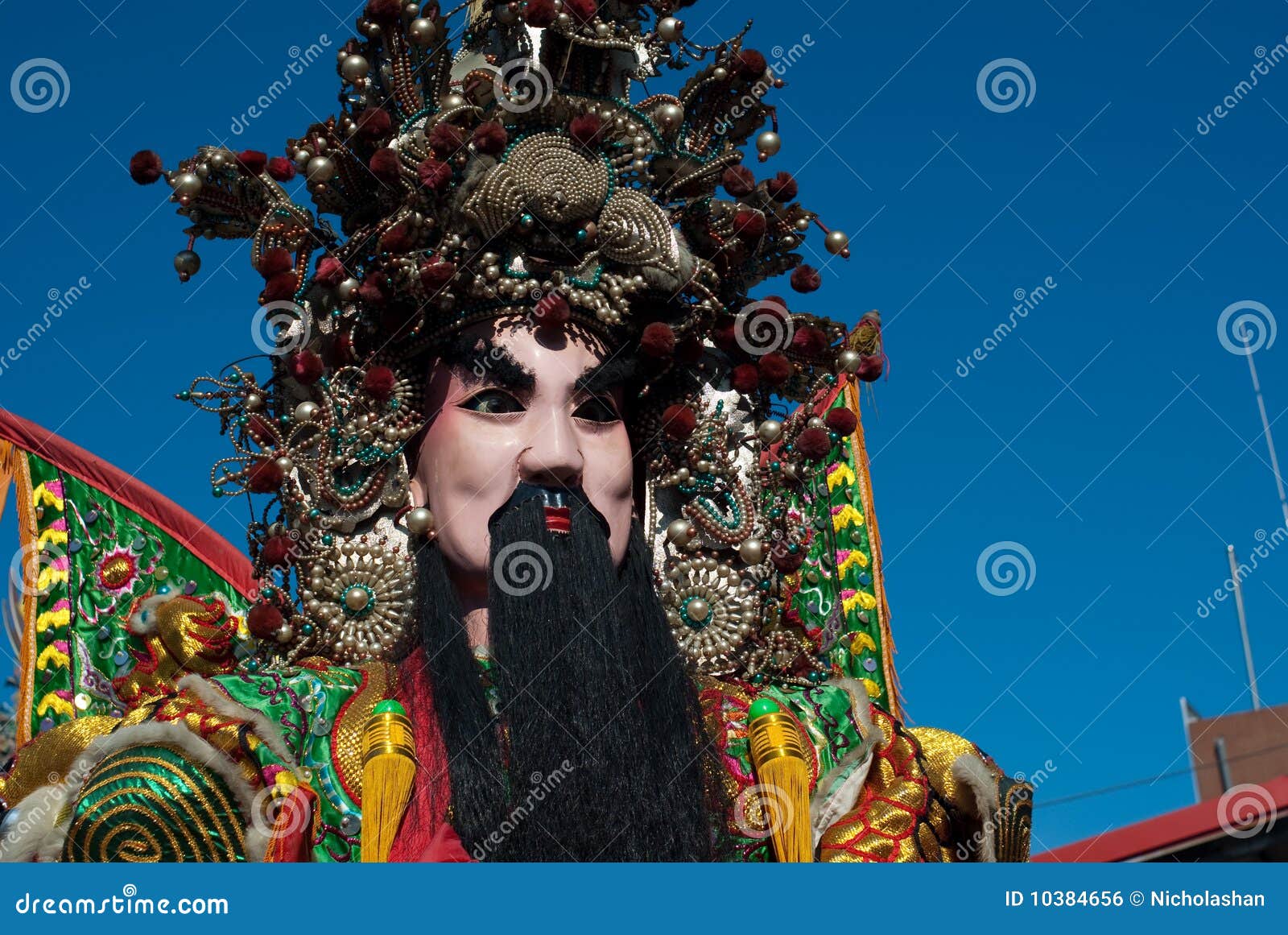Chinese God stock photo. Image of costumes, east, eyes - 10384656