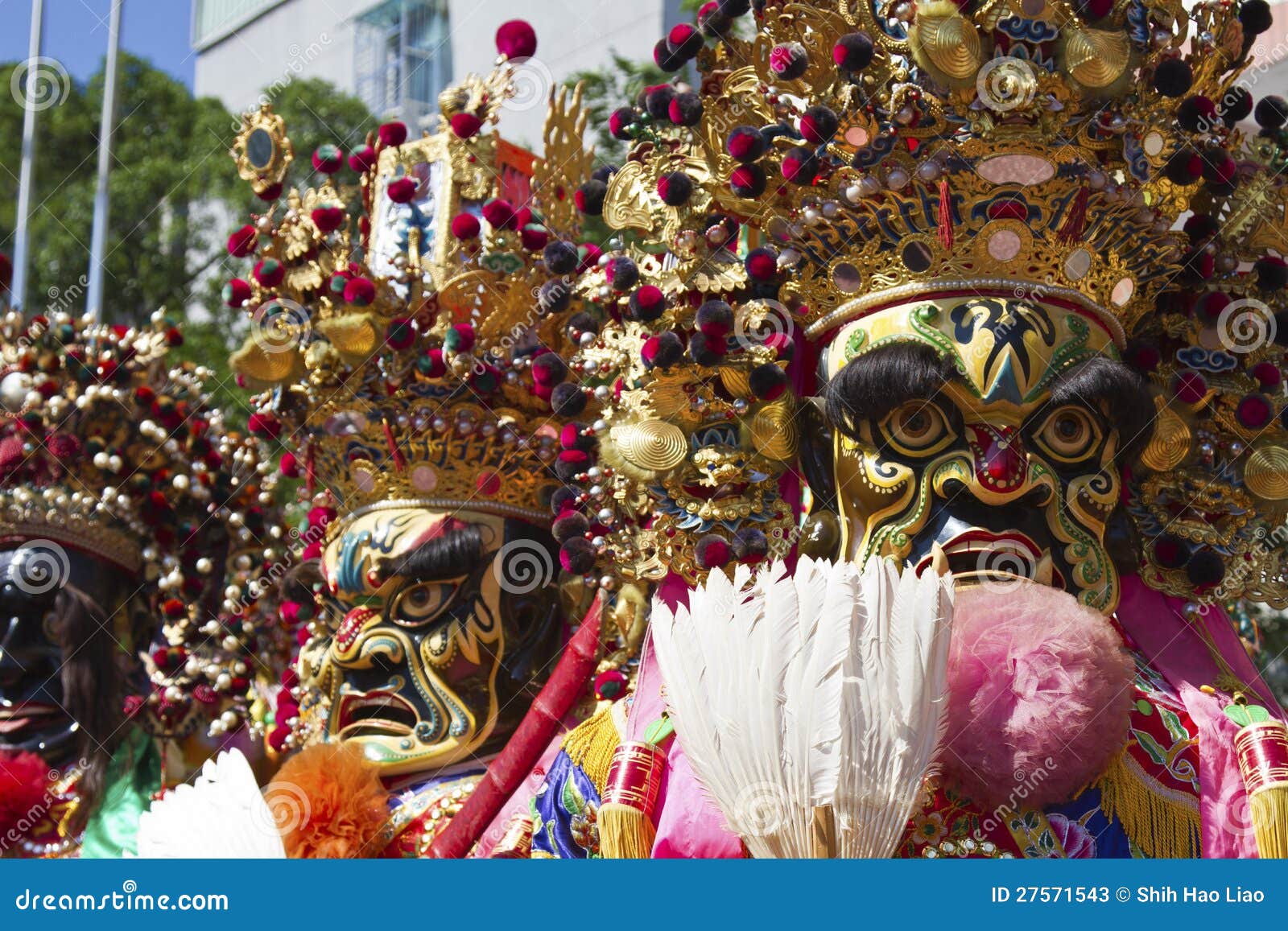 Chinese god puppets stock image. Image of mannequins - 27571543