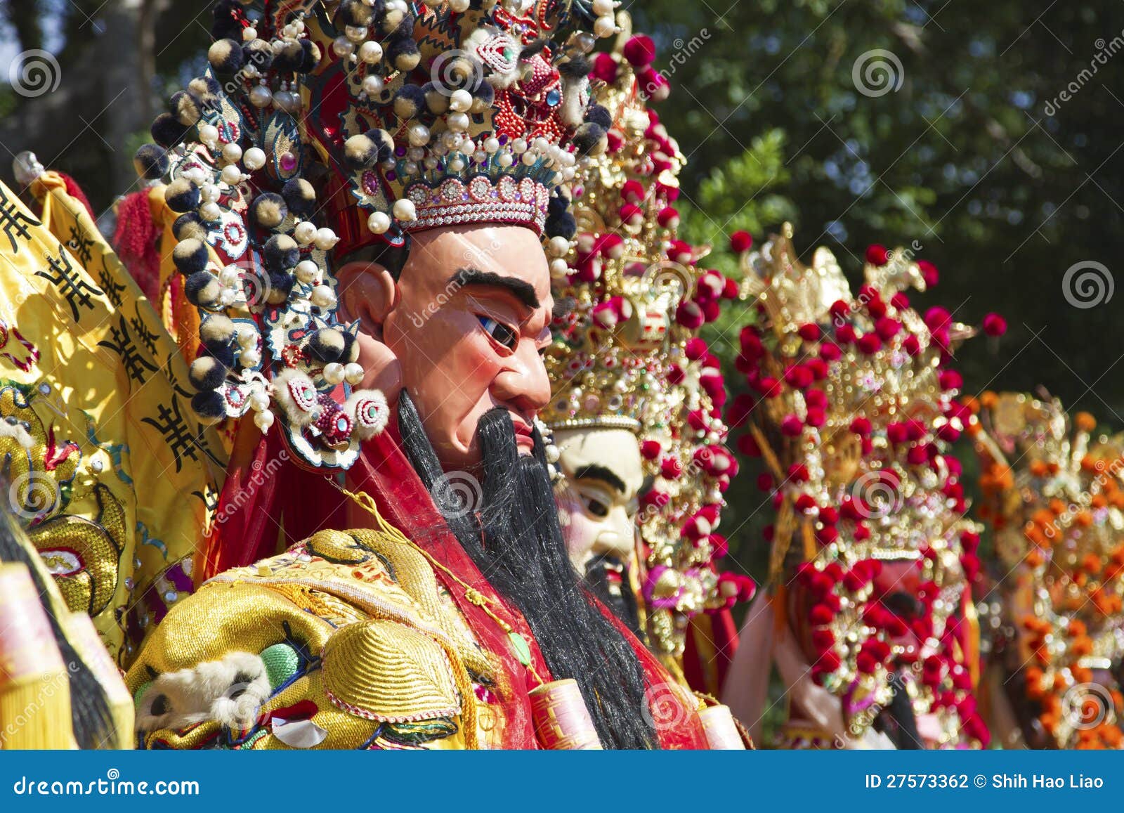 Chinese god puppets stock photo. Image of braids, dolls - 27573362