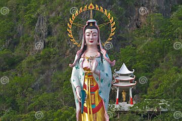 Chinese goddess kwan im stock photo. Image of taoist - 14345192