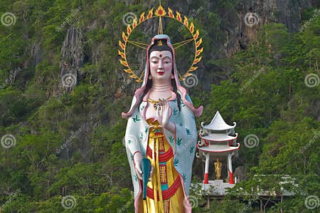 Chinese goddess kwan im stock photo. Image of taoist - 14345192