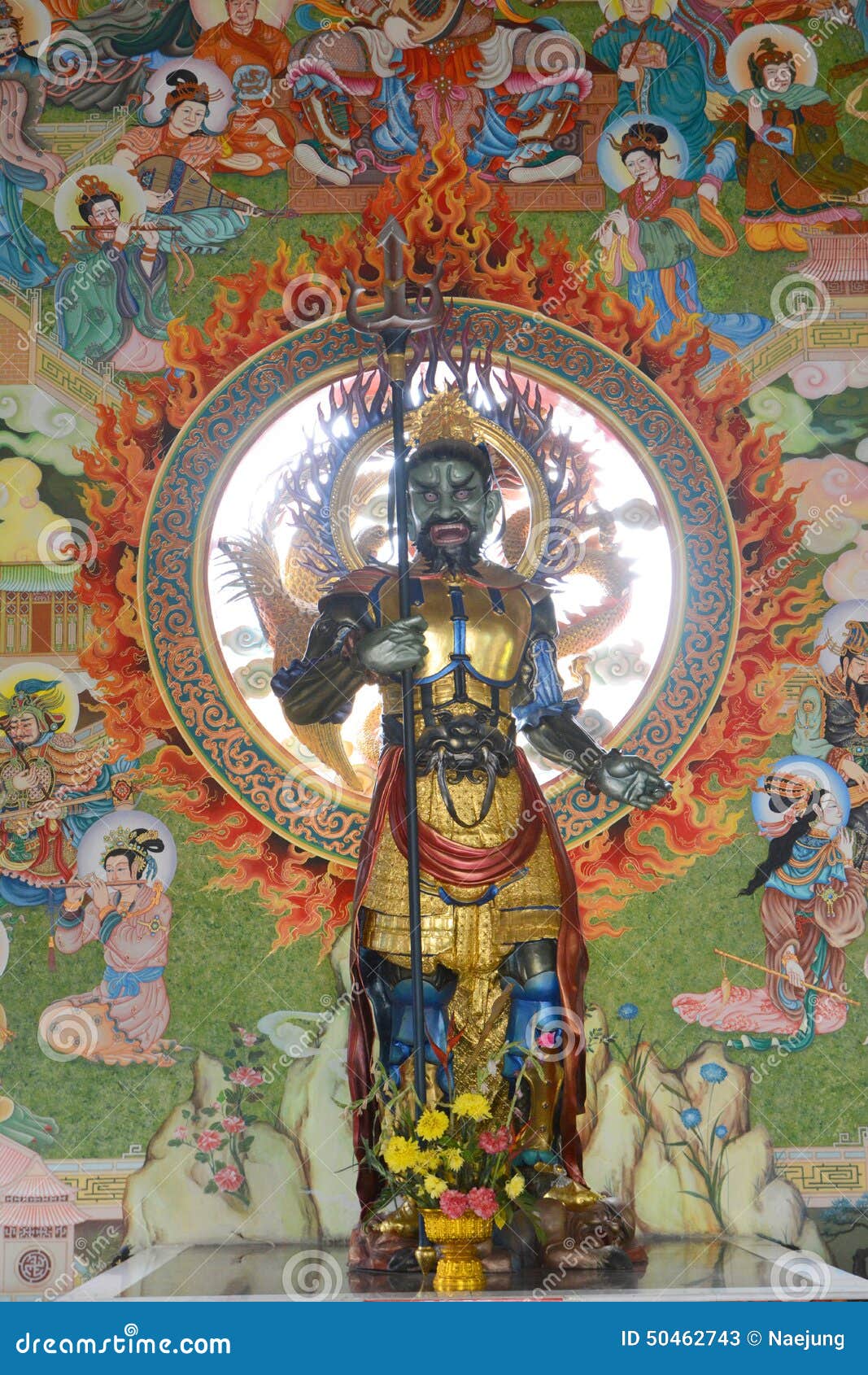 The Chinese Goddess Statue Named Guan Yin, That Thai Representation Of ...