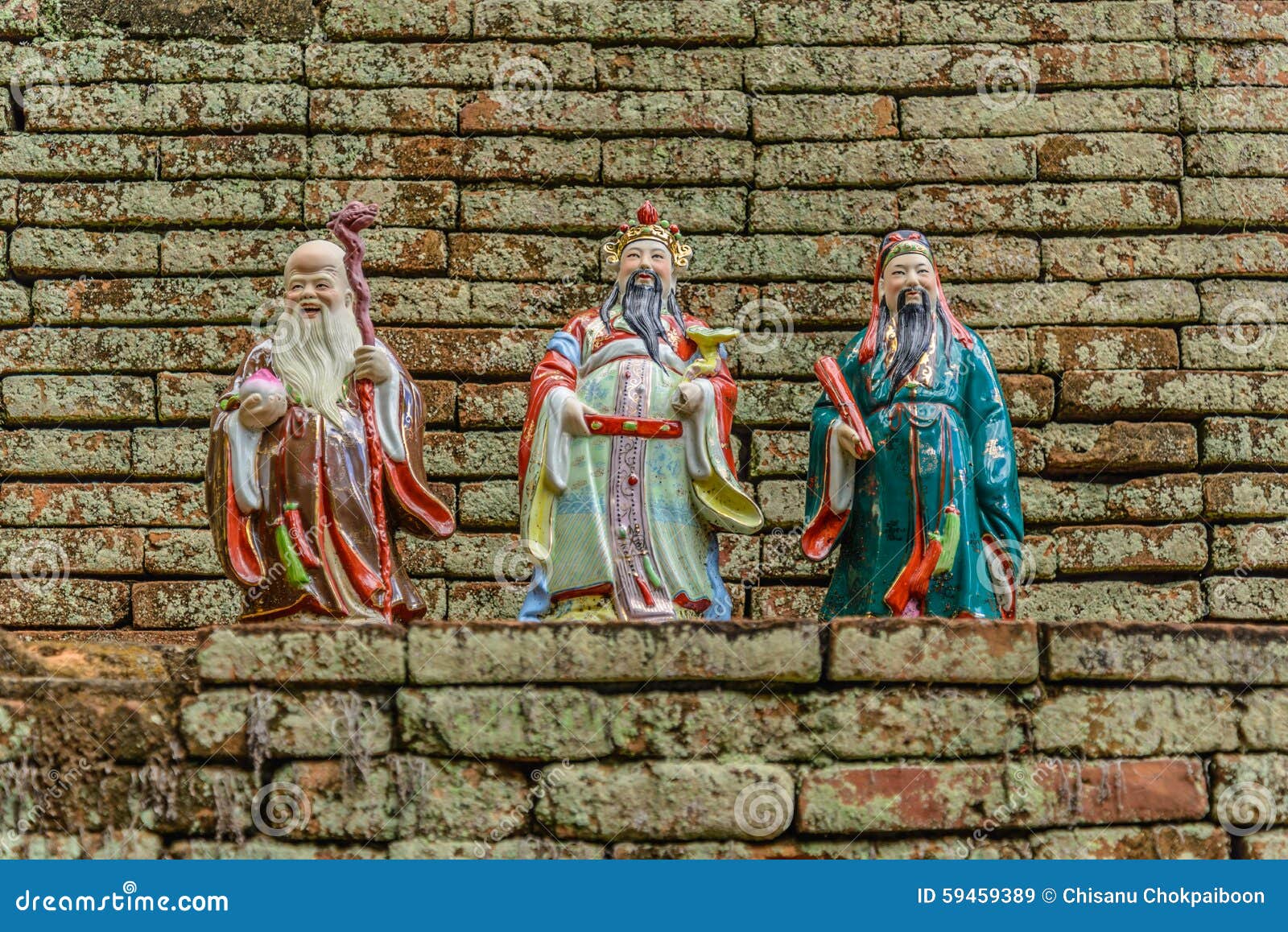 Chinese gods statue stock image. Image of ceramic, statue - 59459389