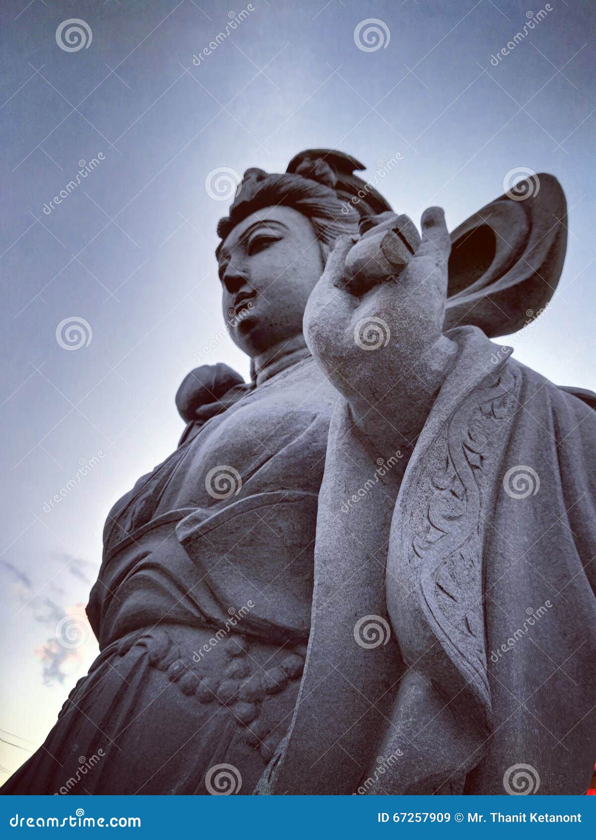 Chinese gods stock image. Image of sculpture, statue - 67257909