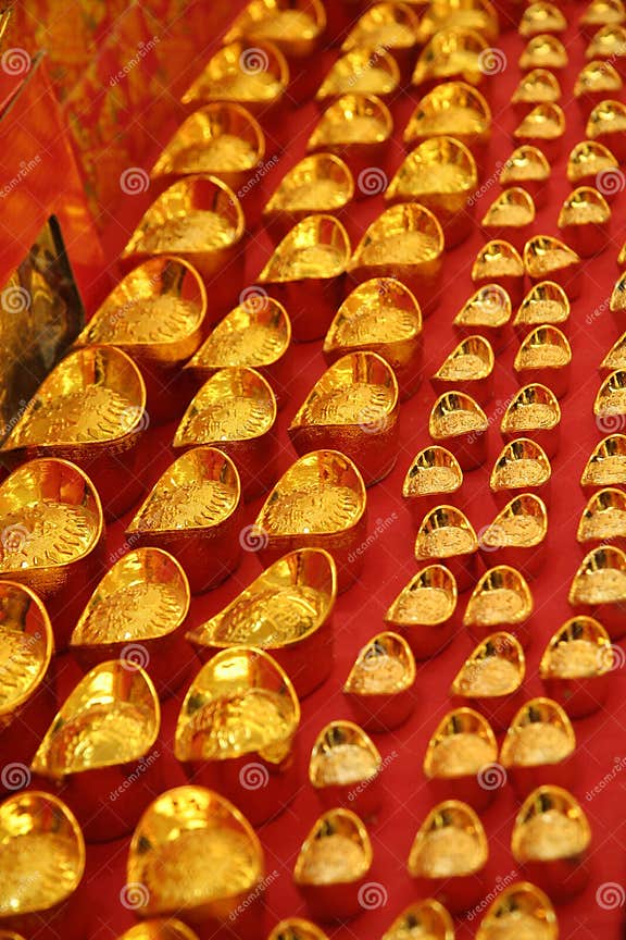 Chinese gold ingot stock photo. Image of money, gold, asian - 480790
