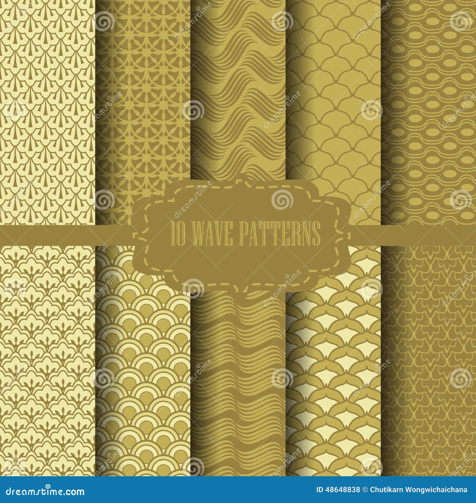 Chinese gold pattern stock vector. Illustration of elegance - 48648838