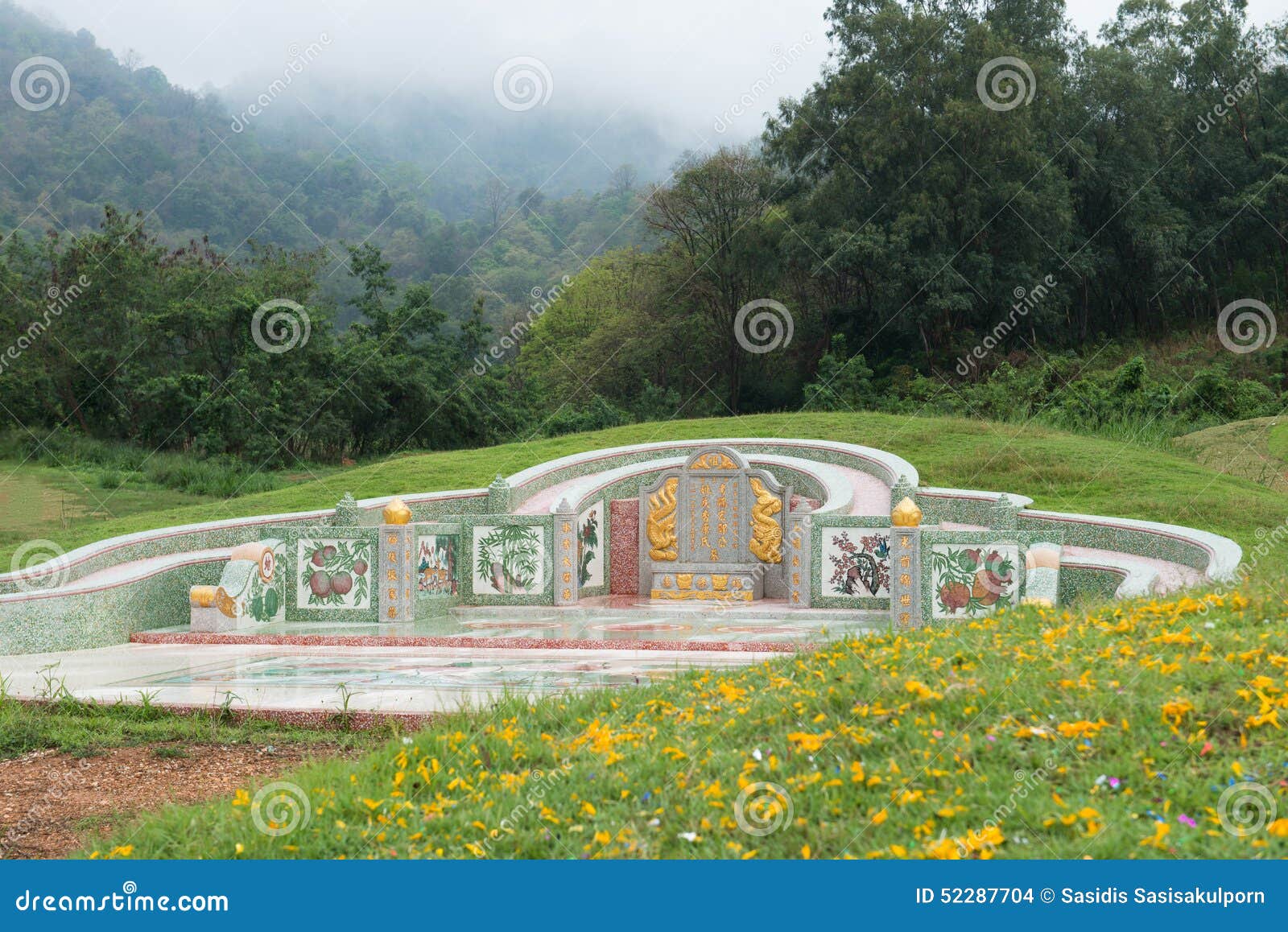 Chinese grave stock photo. Image of dead, exotic, stone - 52287704
