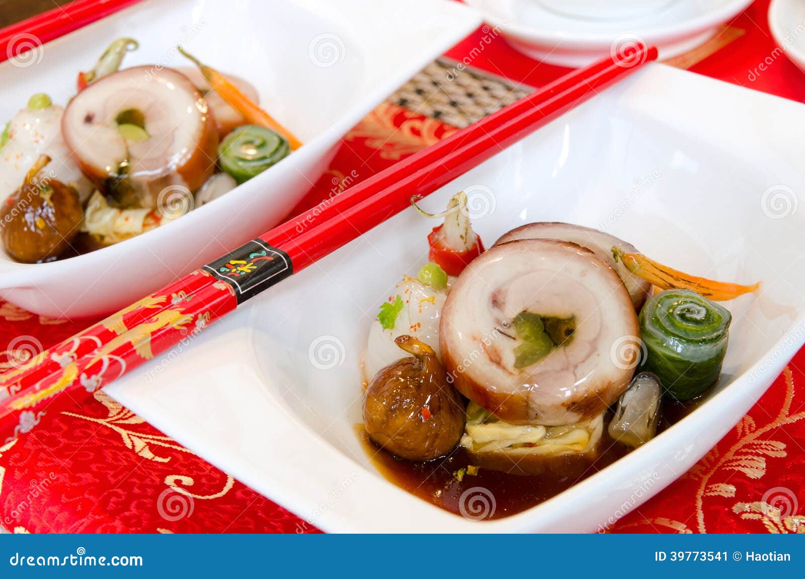 Chinese Ham Cold Dish stock image. Image of chinese, shallot - 39773541