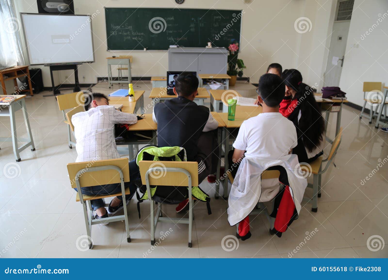 Chinese High School Students Editorial Stock Photo - Image of sleeping ...