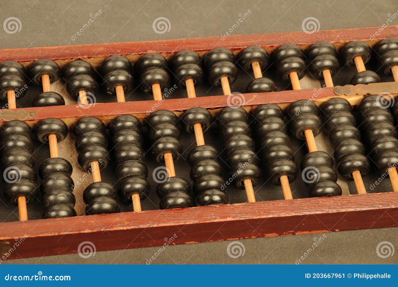 Chinese, Horizontal Picture of an Ancient Chinese Abacus Stock Image ...