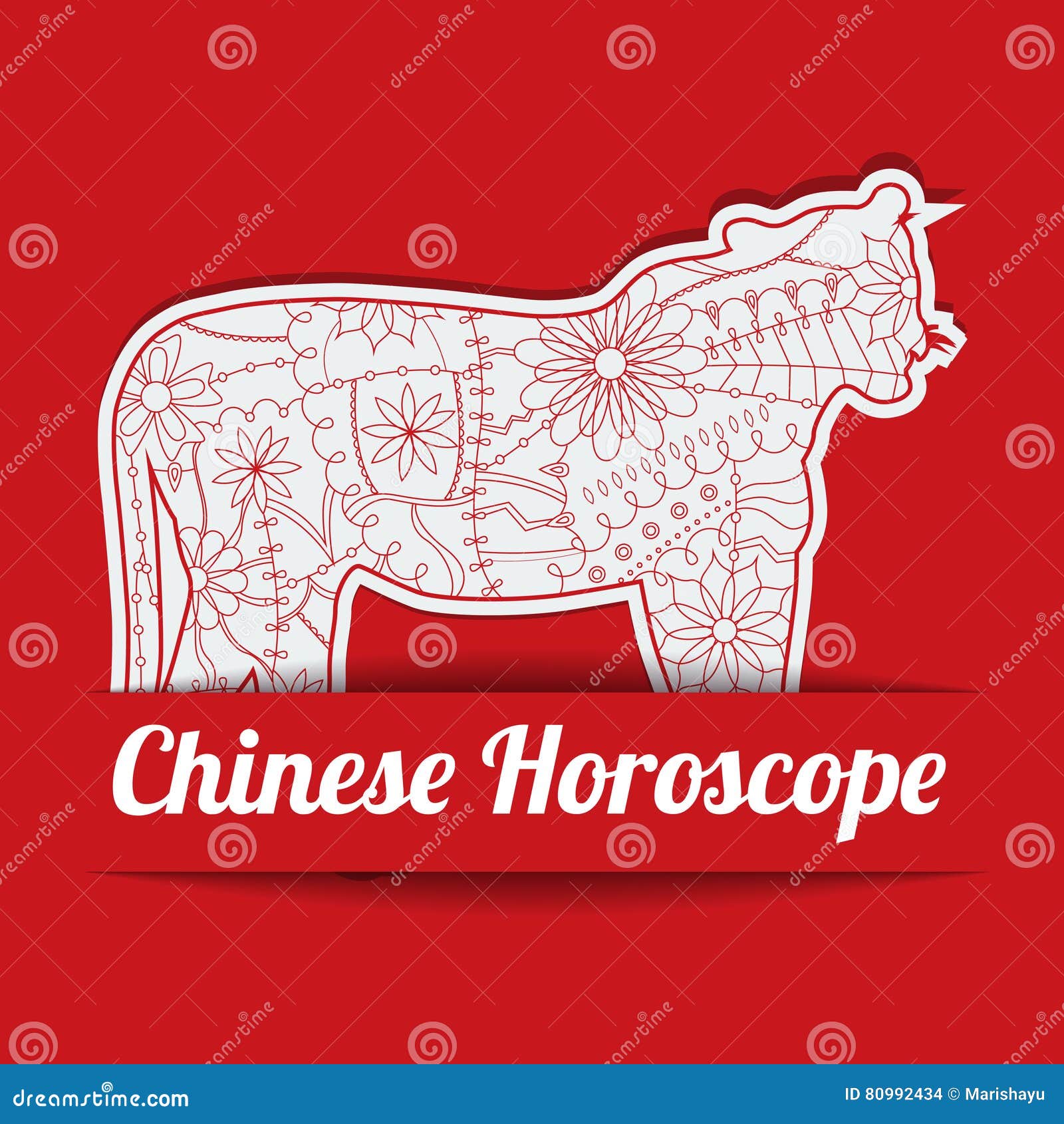 Paper Tiger Ripping Black Paper. Vector Illustration | CartoonDealer ...